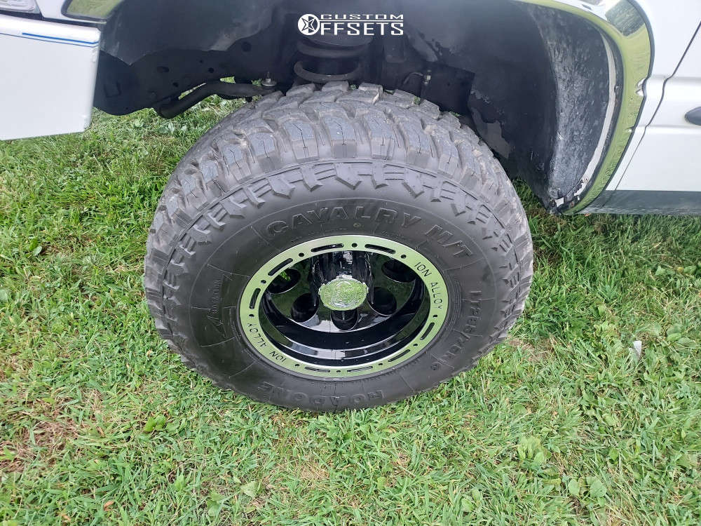 2000 Dodge Ram 1500 with 16x10 -38 Alloy Ion Style 174 and 285/75R16 ...