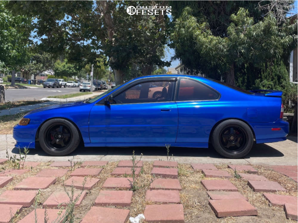 1995 Honda Accord with 16x8 20 Vors Sp1 and 225/50R16 Continental ...