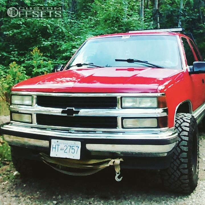1995 Chevrolet K1500 with 15x10 -32 Vision Rally and 33/12.5R15 ...