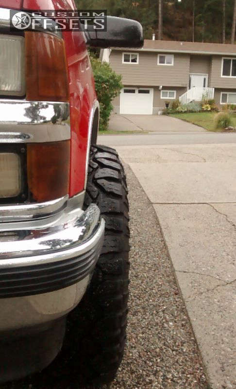 1995 Chevrolet K1500 with 15x10 -32 Vision Rally and 33/12.5R15 ...