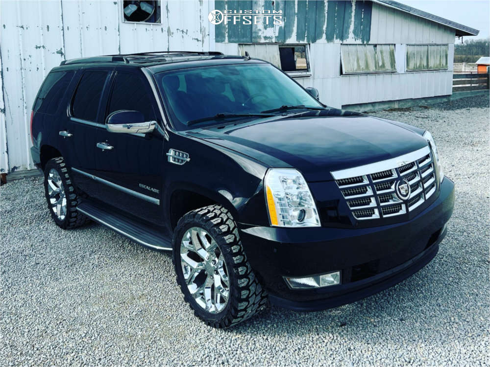 2011 Cadillac Escalade with 22x9 24 Drag DR78 and 33/12.5R22 Gladiator ...