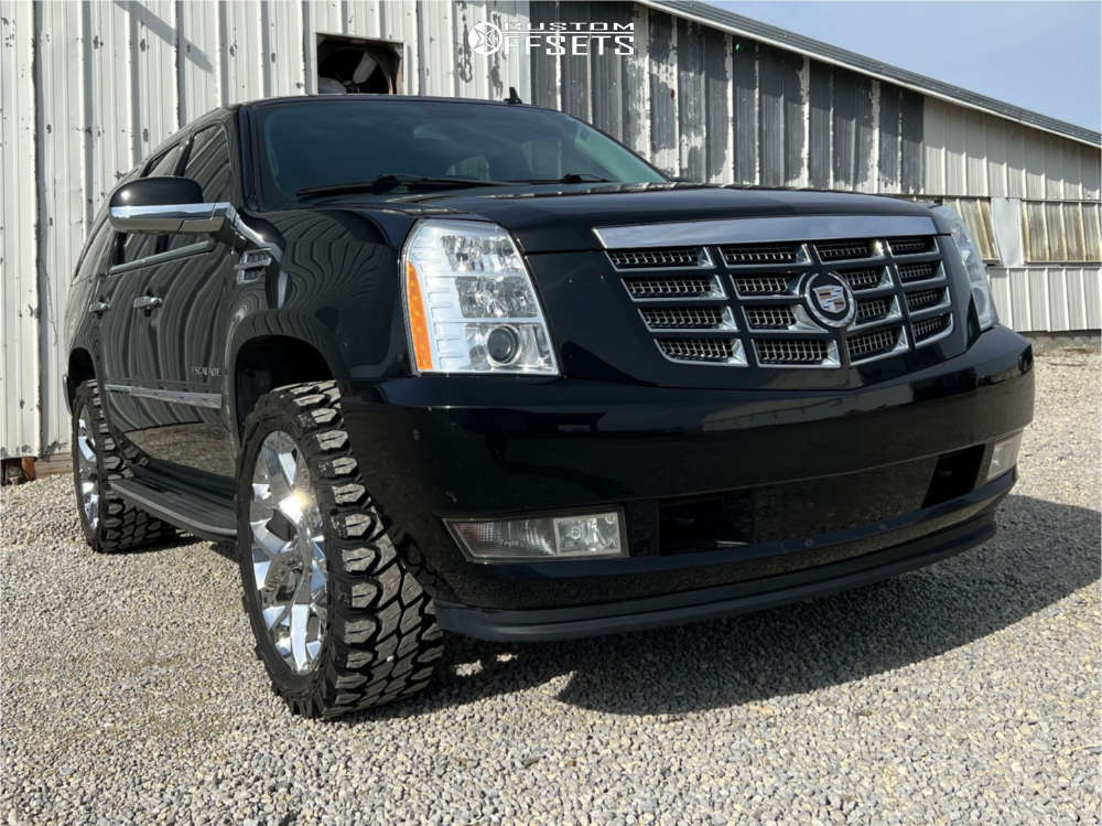 2011 Cadillac Escalade with 22x9 24 Drag DR78 and 33/12.5R22 Gladiator ...