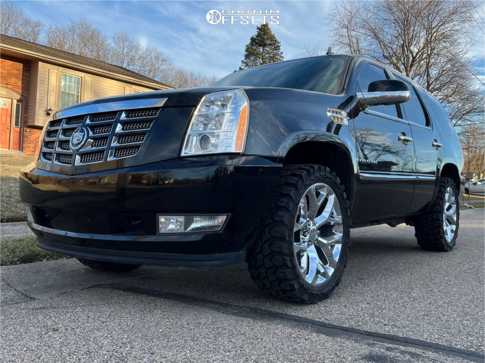 2011 Cadillac Escalade with 22x9 24 Drag DR78 and 33/12.5R22 Gladiator ...