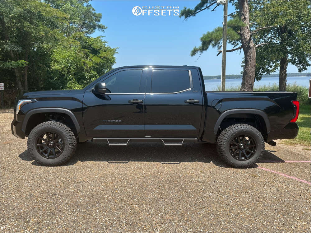 2023 Toyota Tundra with 20x9 0 Alloy Ion 143 and 35/12.5R20 Maxxis Razr ...