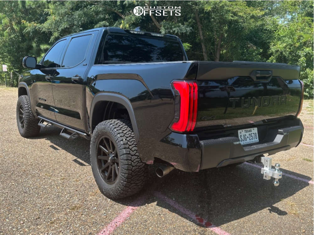 2023 Toyota Tundra with 20x9 0 Alloy Ion 143 and 35/12.5R20 Maxxis Razr ...