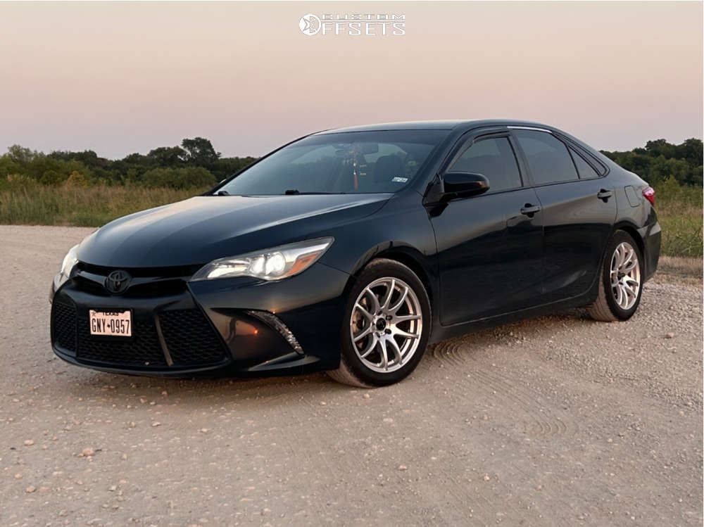 2015 Toyota Camry with 17x8 35 Vors Tr4 and 215/40R17 Firestone All ...