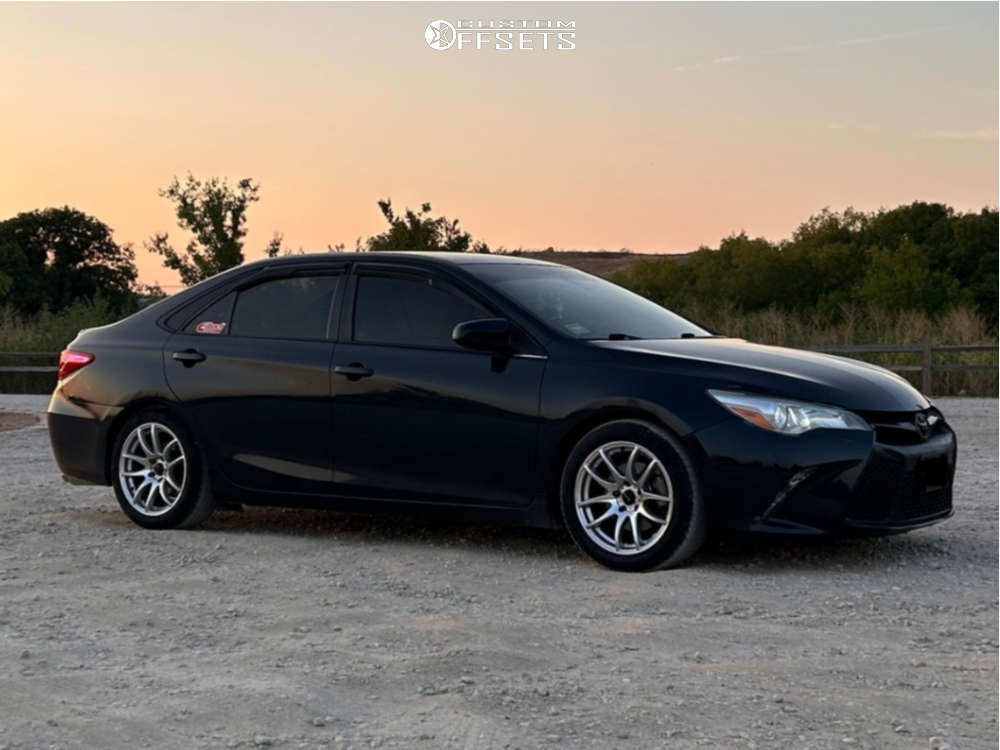 2015 Toyota Camry with 17x8 35 Vors Tr4 and 215/40R17 Firestone All ...