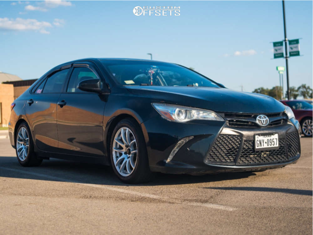 2015 Toyota Camry with 17x8 35 Vors Tr4 and 215/40R17 Firestone All ...