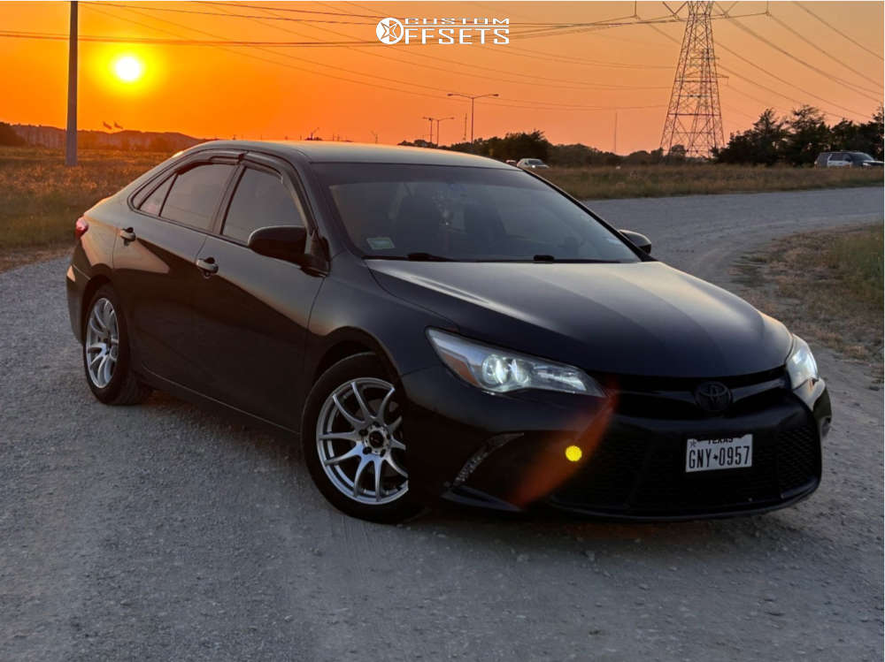 2015 Toyota Camry with 17x8 35 Vors Tr4 and 215/40R17 Firestone All ...