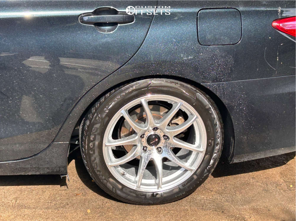 2015 Toyota Camry with 17x8 35 Vors Tr4 and 215/40R17 Firestone All ...