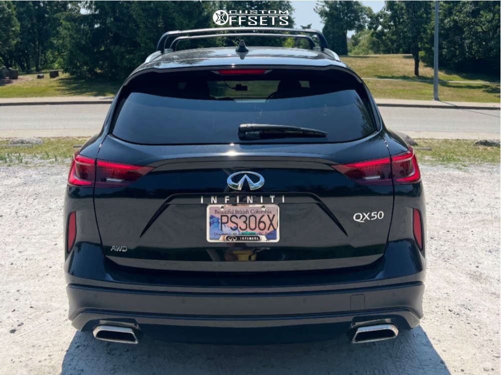 2021 INFINITI QX50 with 20x9.5 45 Rays Engineering Nismo and 265/45R20 ...