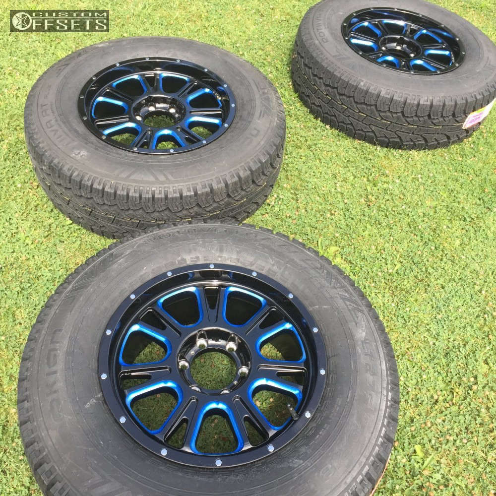 2017 Chevrolet Silverado 1500 with 18x8.5 25 Vision Fury and 275/70R18 ...