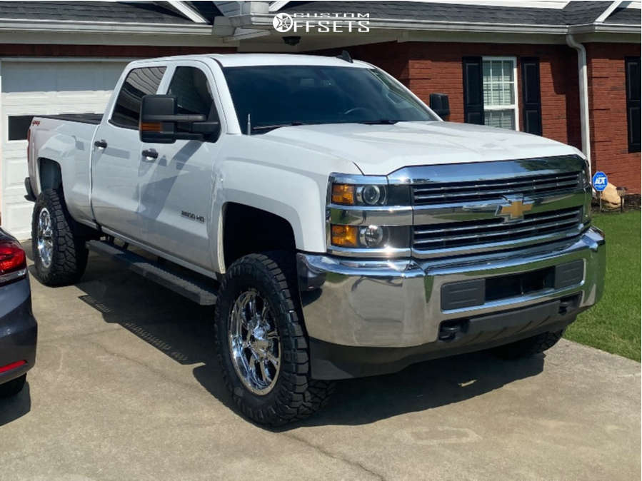2016 Chevrolet Silverado 2500 HD with 20x9 20 Fuel Krank and 35/12.5R20 ...