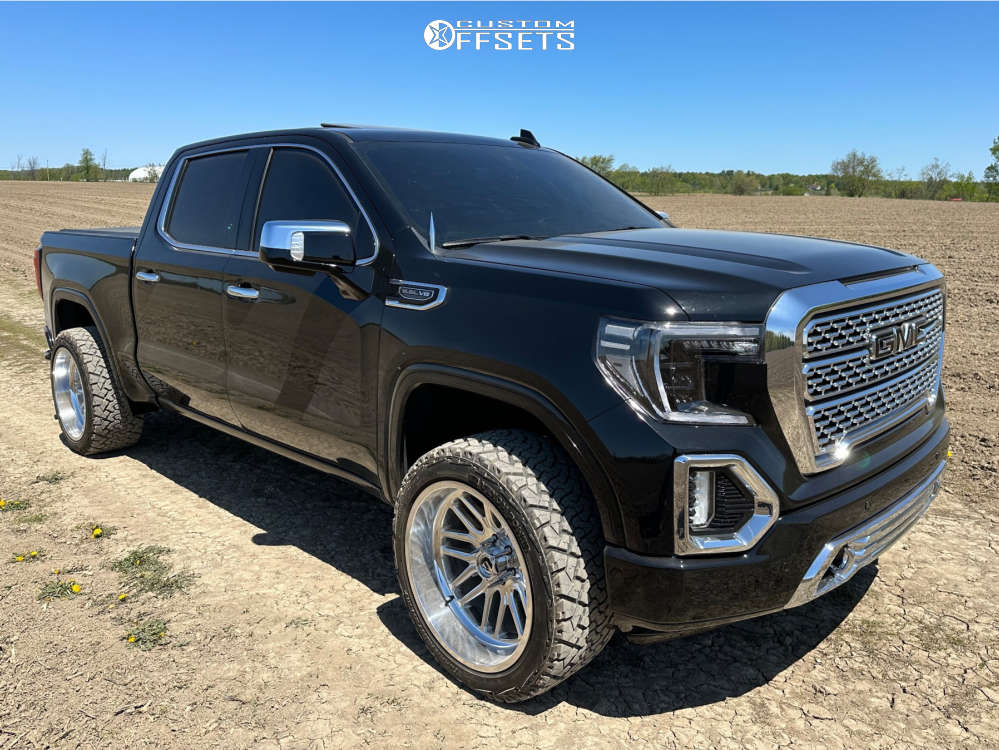 2022 GMC Sierra 1500 Limited with 22x12 -43 Fuel Ignite and 33/12.5R22 ...