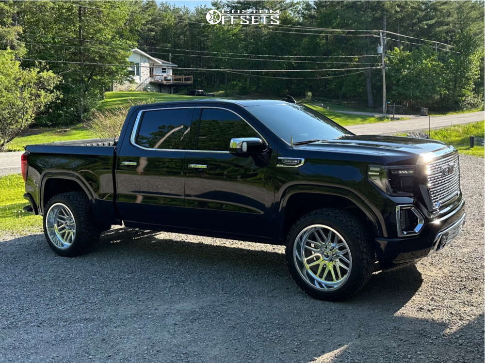 2022 GMC Sierra 1500 Limited with 22x12 -43 Fuel Ignite and 33/12.5R22 ...