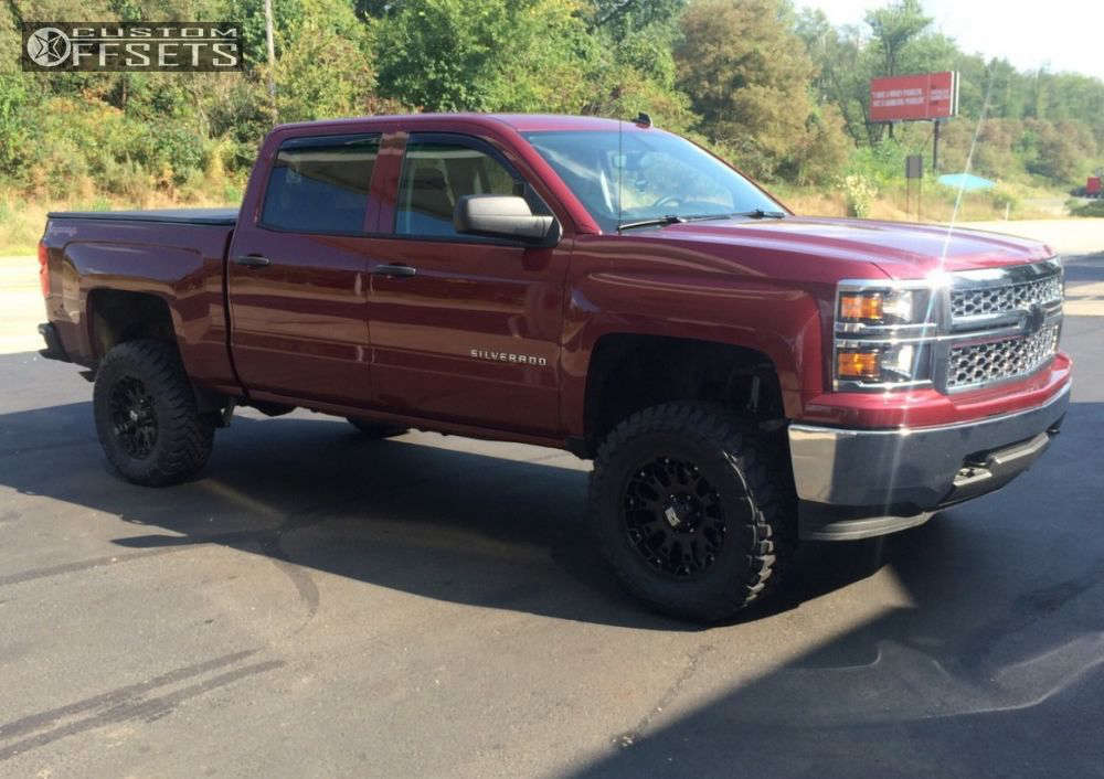 2014 Chevrolet Silverado 1500 with 18x9 0 XD Misfit and 285/70R18 Toyo ...
