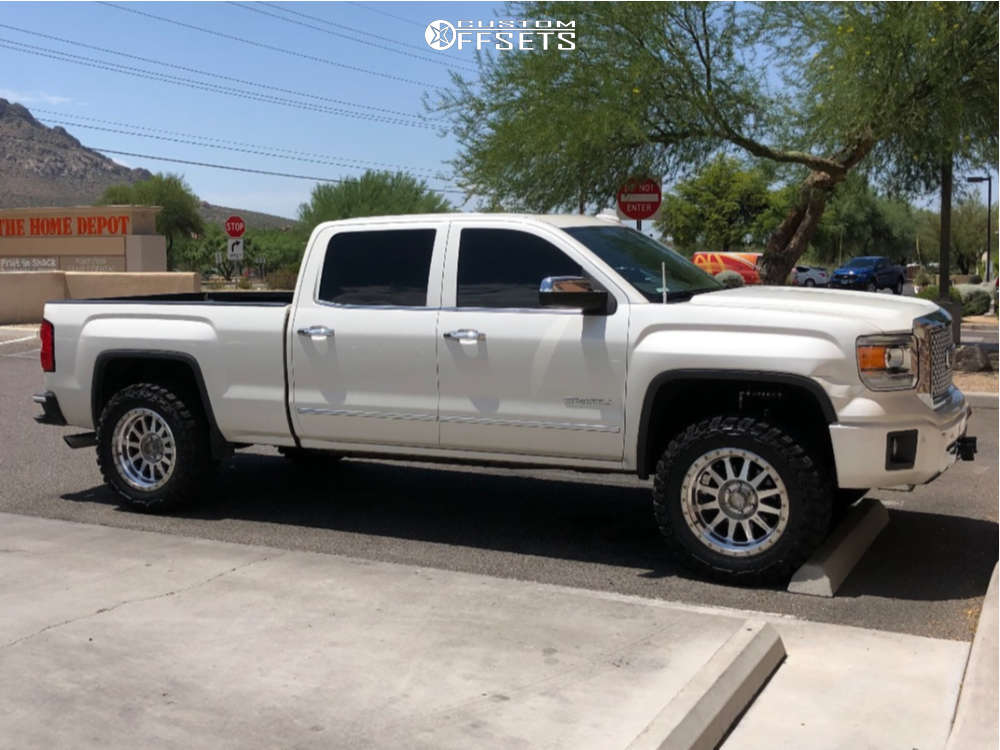 2015 GMC Sierra 1500 with 20x10 -18 Method Double Standard and 35/12 ...