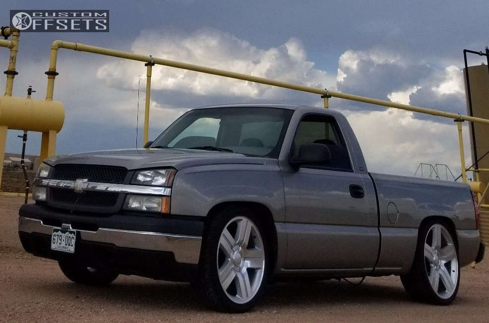 2003 Chevrolet Silverado 1500 with 22x9 31 OE Performance 147 and 265 ...