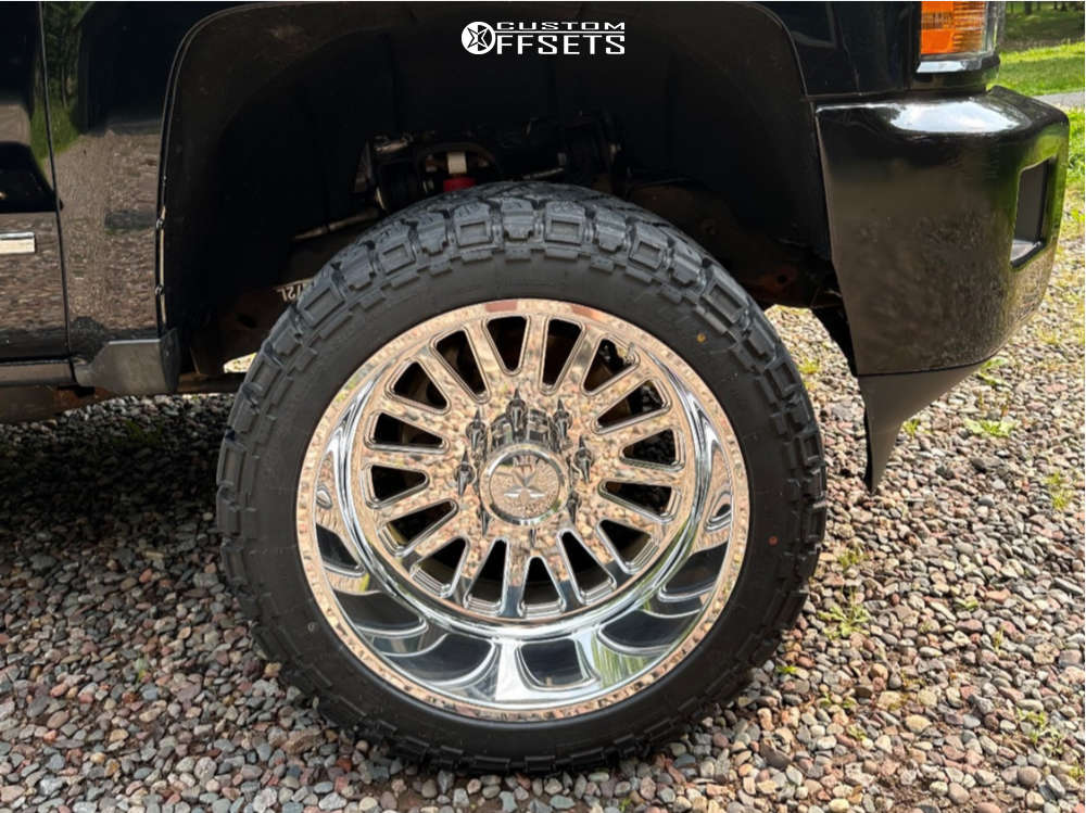 2019 Chevrolet Silverado 2500 HD with 22x12 -40 American Force Atom Ss ...