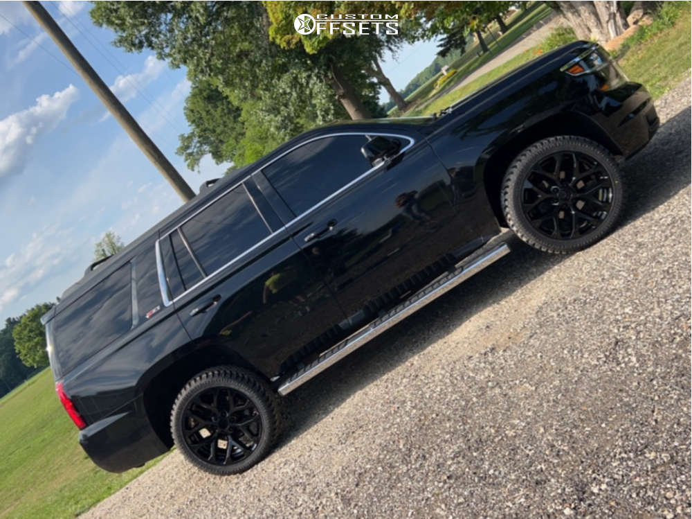 2015 Chevrolet Tahoe with 22x9 24 OE Performance 177 and 275/45R22 ...