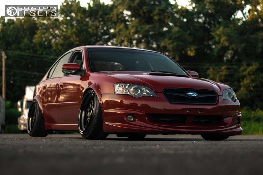 2006 Subaru Legacy with 18x10.5 12 CCW Lm20 and 225/40R18 Bridgestone ...
