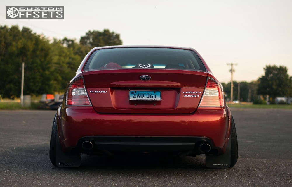 2006 Subaru Legacy with 18x10.5 12 CCW Lm20 and 225/40R18 Bridgestone ...