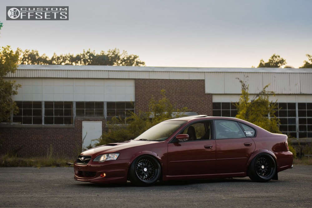 2006 Subaru Legacy with 18x10.5 12 CCW Lm20 and 225/40R18 Bridgestone ...