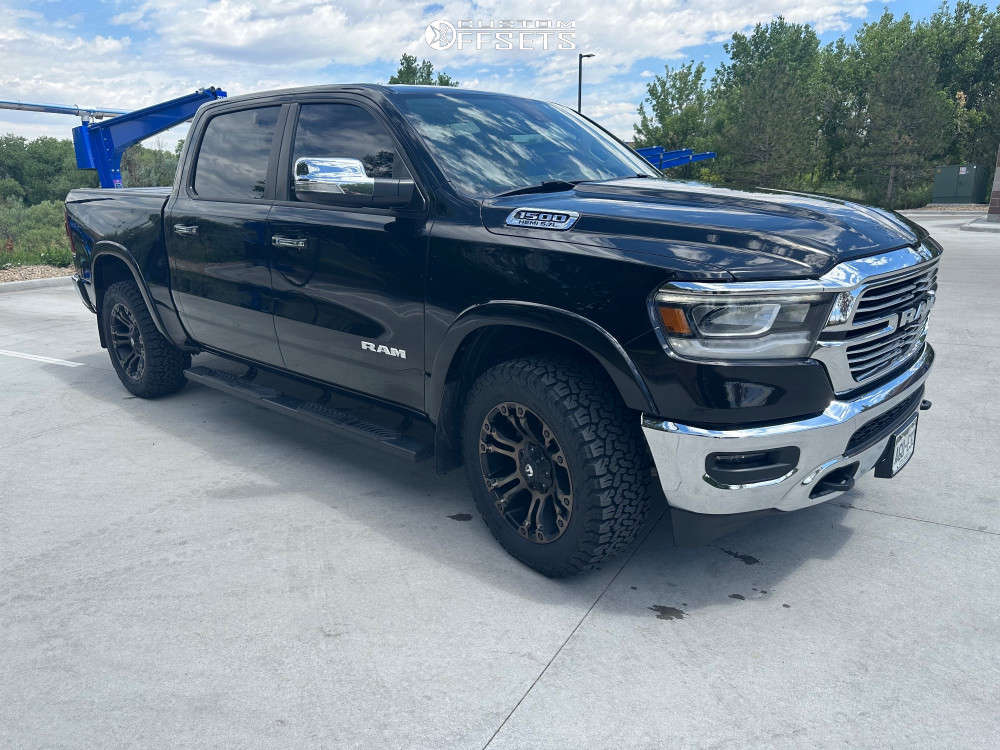 2021 Ram 1500 with 20x10 -18 Fuel Vapor and 305/55R20 BFGoodrich All ...