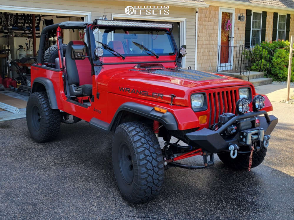 1995 Jeep Wrangler with 15x8 -19 Pro Comp 69 and 32/11.5R15 Mickey ...