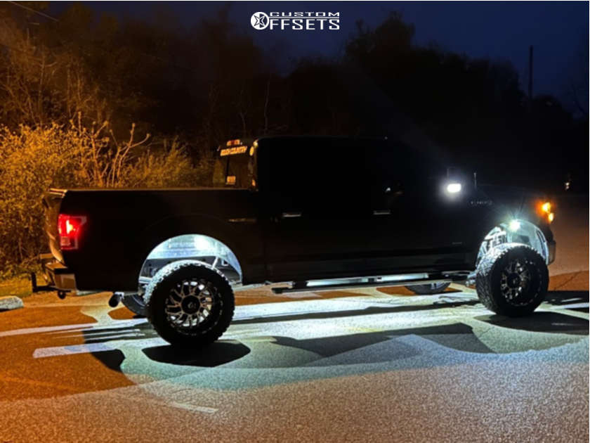 2016 Ford F-150 with 20x12 -44 TIS 544mb and 33/12.5R20 Nitto Ridge ...