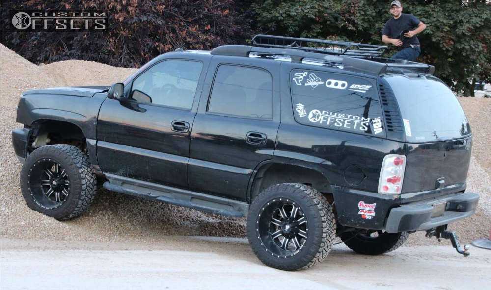 2004 Chevrolet Tahoe with 20x12 -44 Red Dirt Road Rd01 and 33/12.5R20 ...