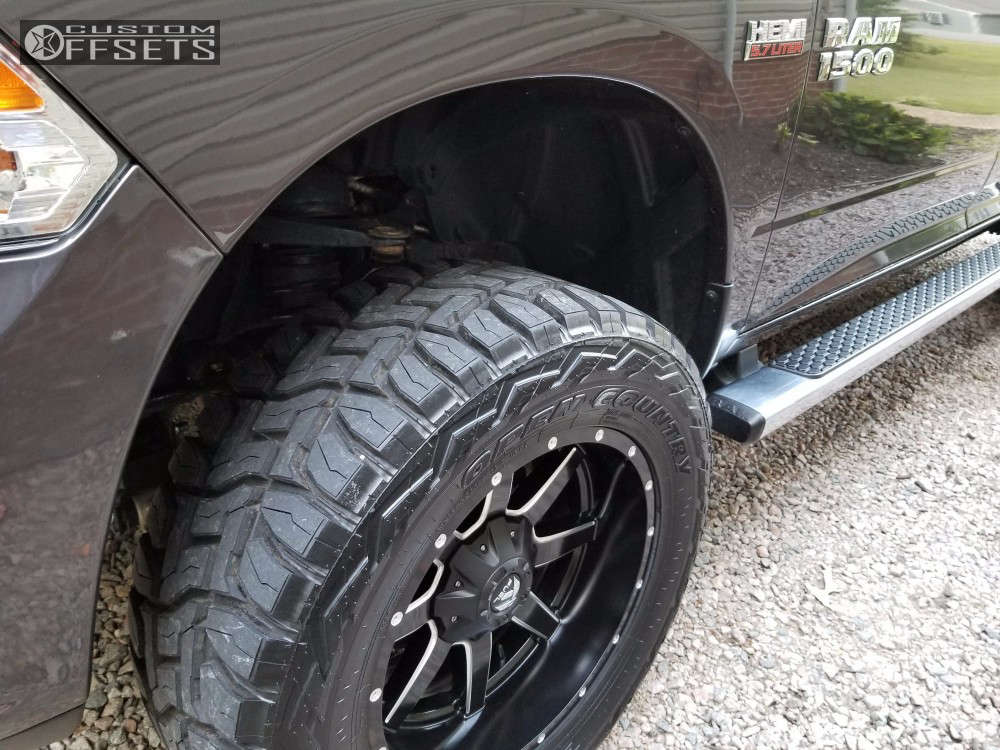 2015 Ram 1500 with 20x10 -12 Fuel Maverick D538 and 35/13.5R20 Toyo ...