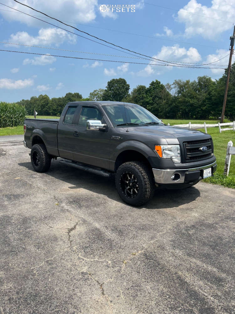 2013 Ford F-150 with 18x10 -24 Moto Metal MO970 and 295/70R18 ...