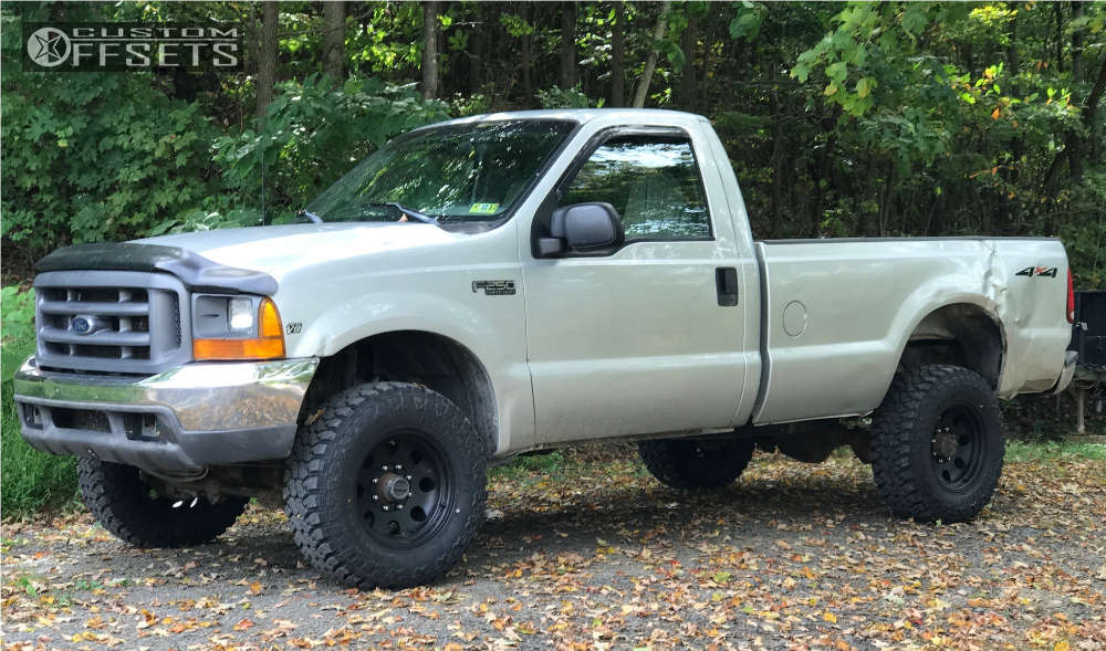 1999 Ford F-250 with 17x9 -12 Ultra Type 164 and 33/12.5R17 Centennial ...