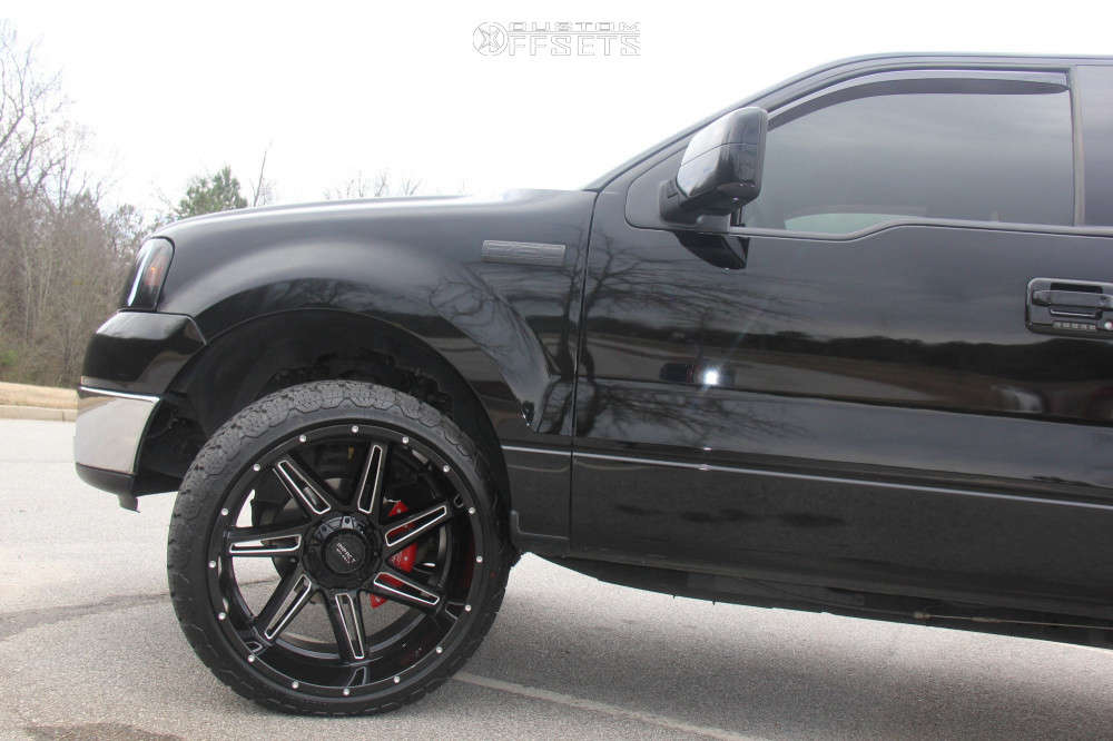 2004 Ford F-150 with 24x12 -44 Impact Offroad 820 and 305/35R24 AMP Pro ...