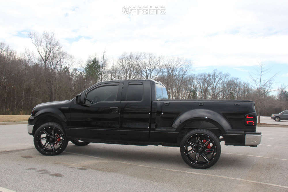 2004 Ford F-150 with 24x12 -44 Impact Offroad 820 and 305/35R24 AMP Pro ...
