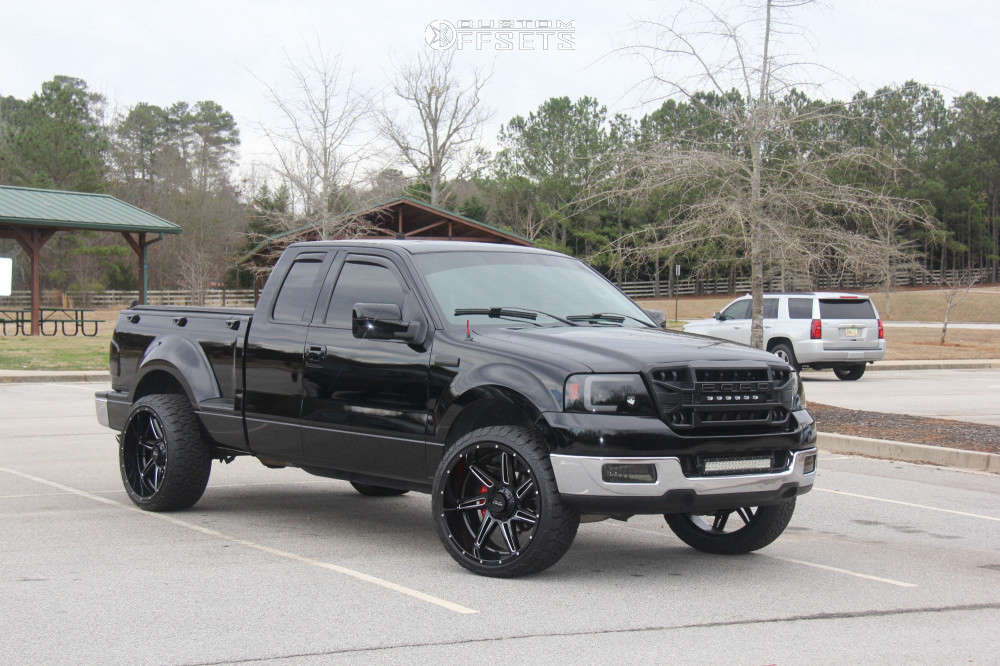 2004 Ford F-150 with 24x12 -44 Impact Offroad 820 and 305/35R24 AMP Pro ...