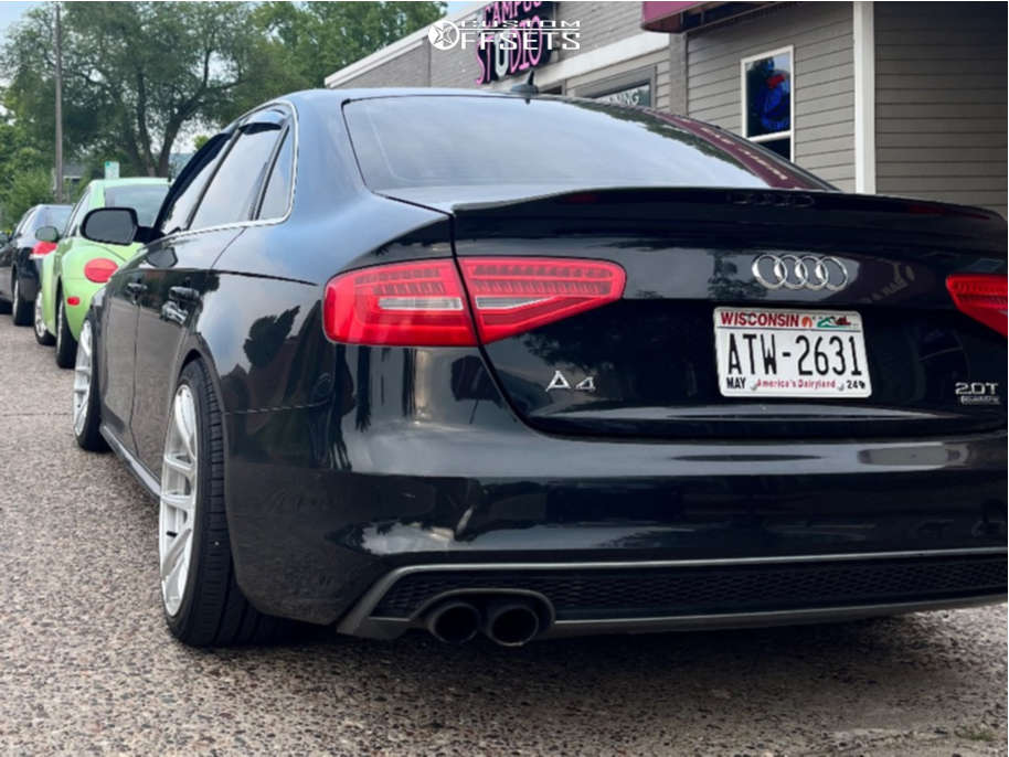2015 Audi A4 Quattro with 18x9.5 15 ESR Cs8 and 255/35R18 Lionhart Lh ...