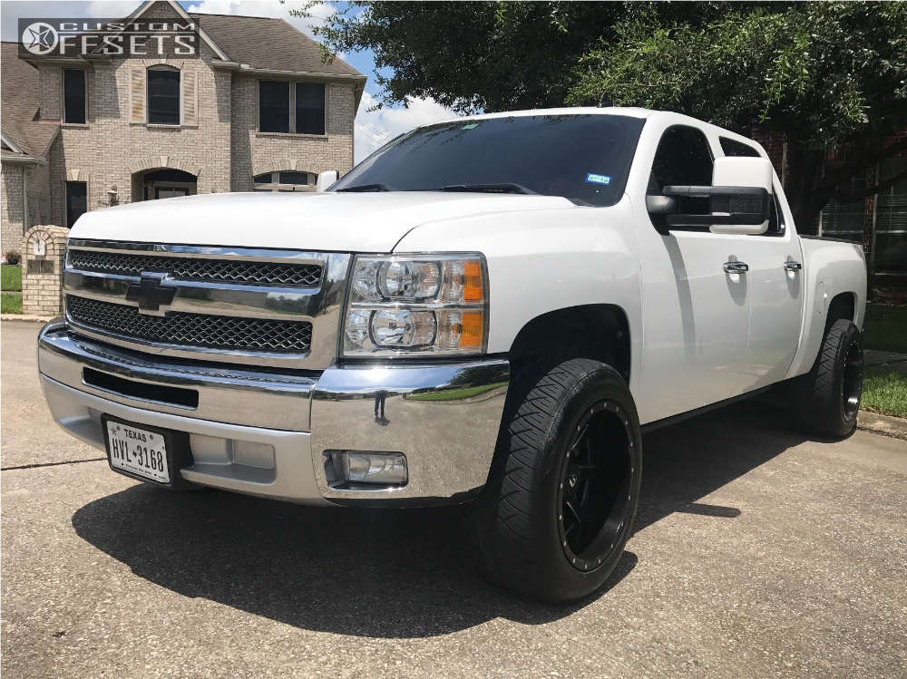 2012 Chevrolet Silverado 1500 with 20x12 -44 Fuel Maverick and 305 ...
