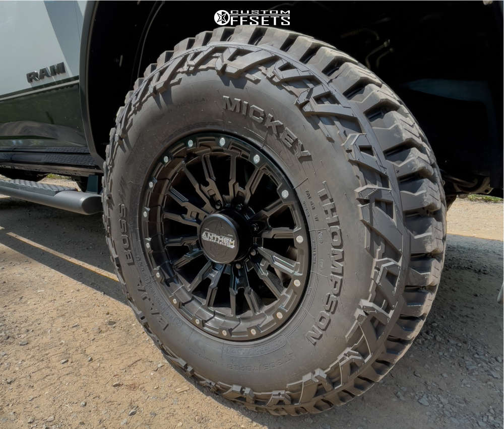 2021 Ram 2500 with 18x9 -12 Anthem Off-Road Talon and 305/70R18 Mickey ...