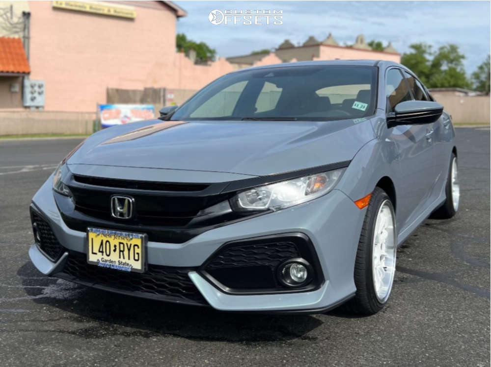 2019 Honda Civic with 18x9.5 35 ESR Cs12 and 215/40R18 Arroyo Grand ...