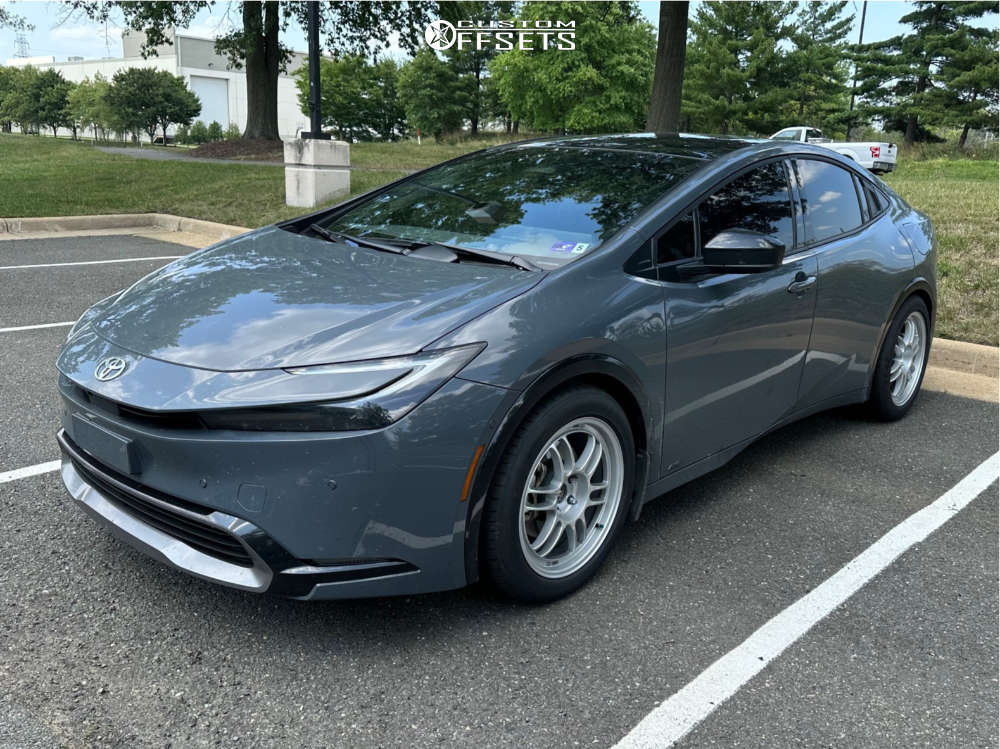 2023 Toyota Prius AWD-e with 18x8 35 Enkei Pf01 and 225/50R18 ...