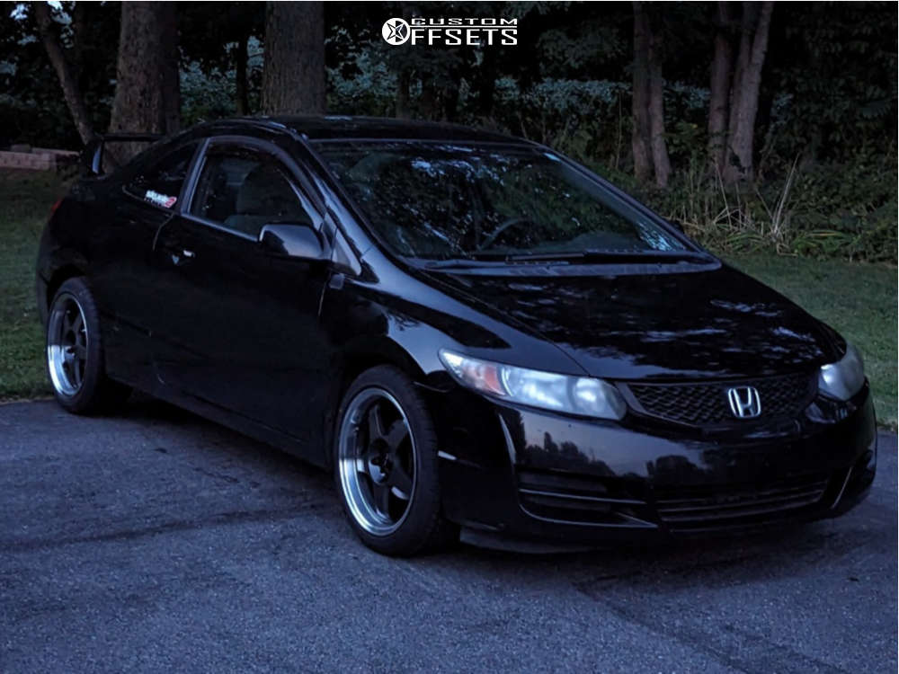 2011 Honda Civic with 17x8 35 Vors Sp1 and 215/45R17 Vercelli Strada Ii ...