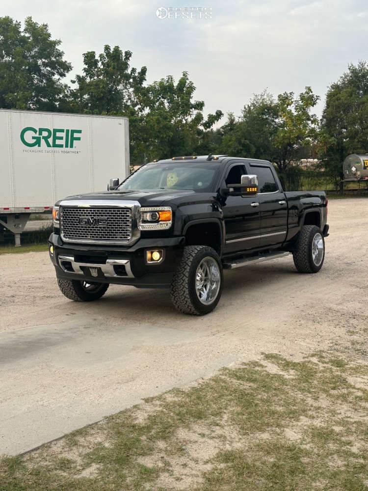 2016 GMC Sierra 2500 HD with 22x12 -44 RBP Avenger and 35/12.5R22 Venom ...