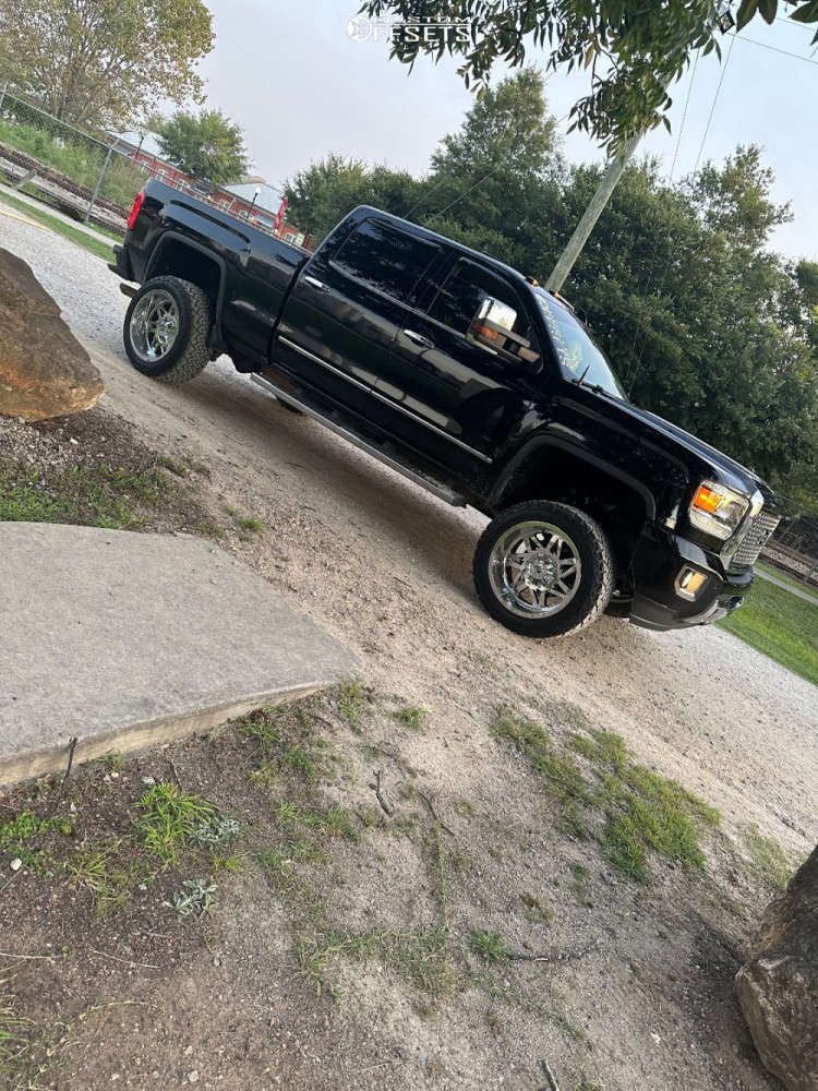 2016 GMC Sierra 2500 HD with 22x12 -44 RBP Avenger and 35/12.5R22 Venom ...