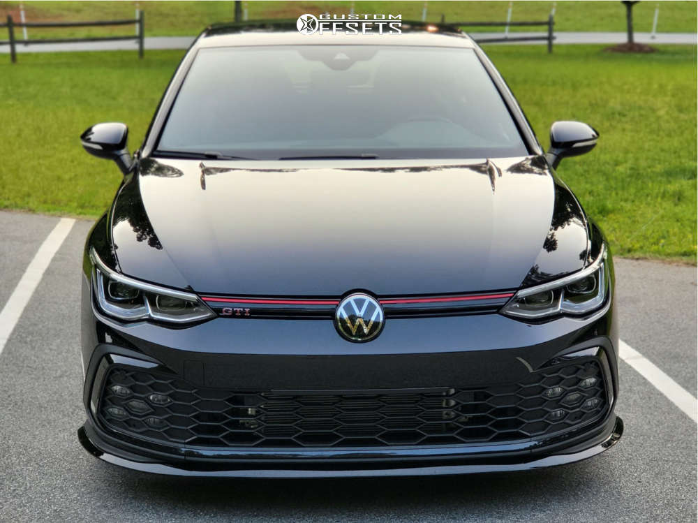 2023 Volkswagen GTI with 19x8.5 45 Fifteen52 Tarmac Evo and 245/35R19 Arroyo Grand Sport A/s and ...