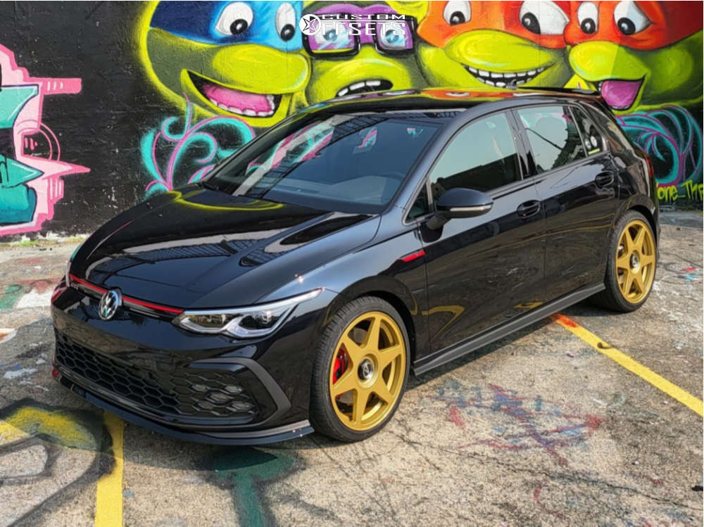 2023 Volkswagen GTI with 19x8.5 45 Fifteen52 Tarmac Evo and 245/35R19 ...