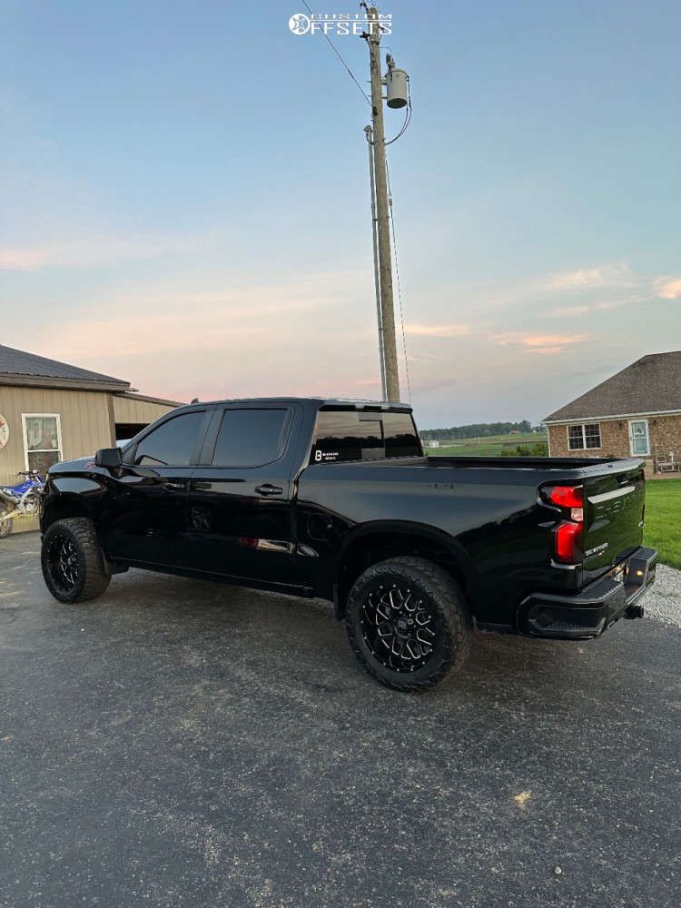 2019 Chevrolet Silverado 1500 with 20x10 -24 XD Xd820 and 305/55R20 AMP ...