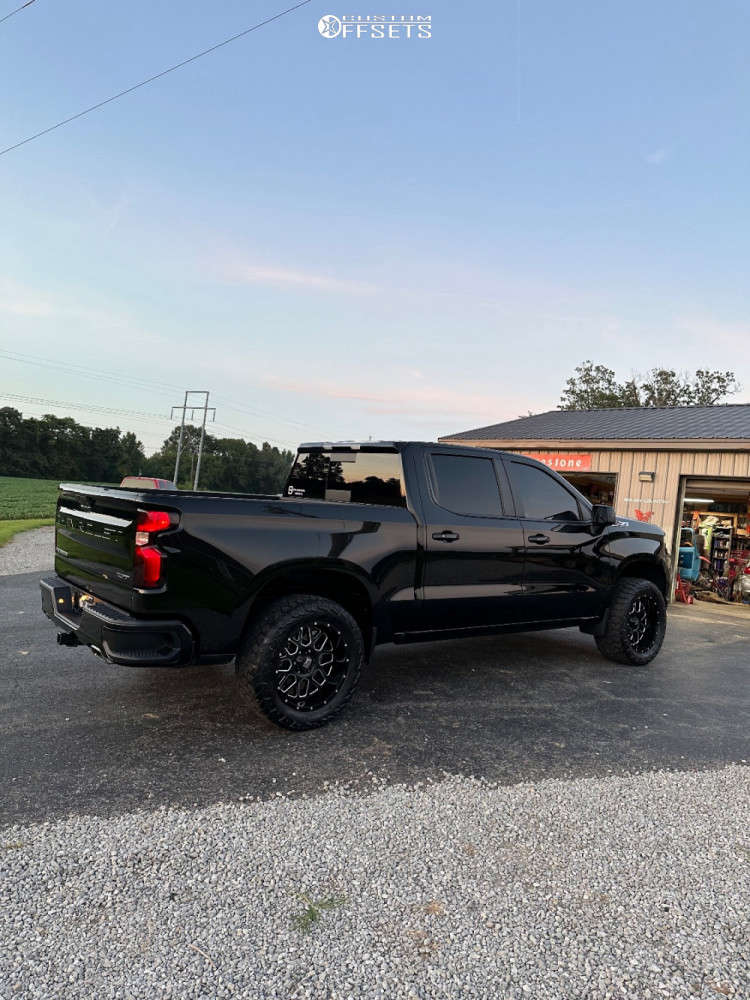 2019 Chevrolet Silverado 1500 with 20x10 -24 XD Xd820 and 305/55R20 AMP ...