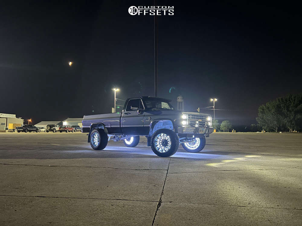 1987 Chevrolet K10 with 22x12 -51 ARKON OFF-ROAD Armstrong and 35/12 ...